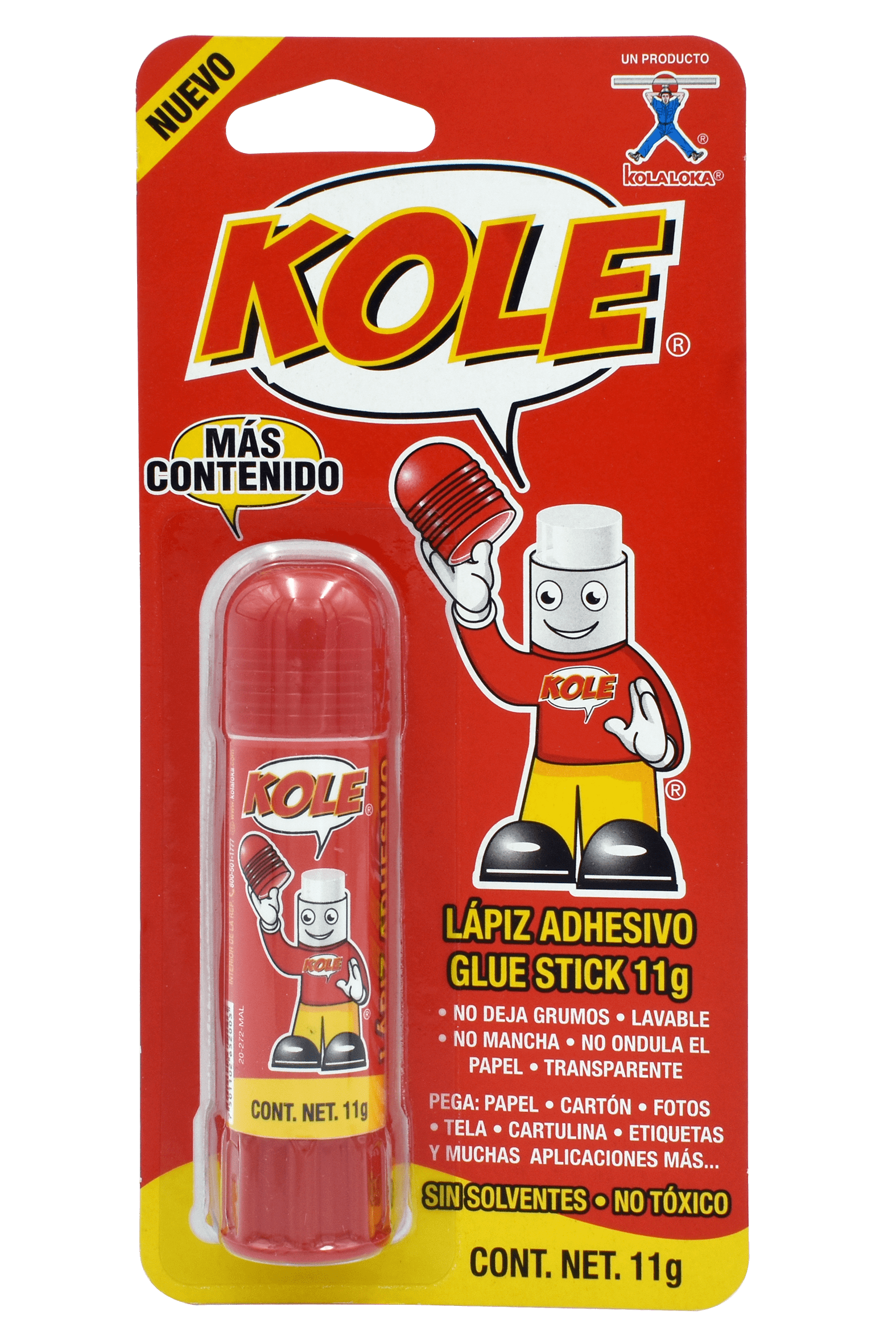 Industrias KolaLoka® | Kole ® Lápiz Adhesivo | Pegamento En Barra